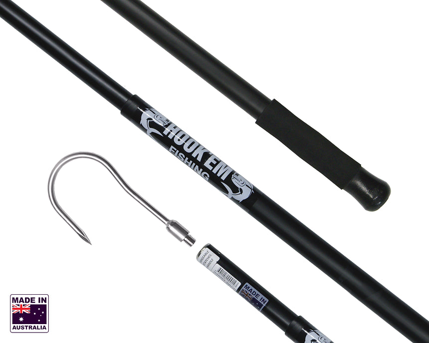 Telescopic Gaff - 1.4 to 2.4m, Interchangeable heads