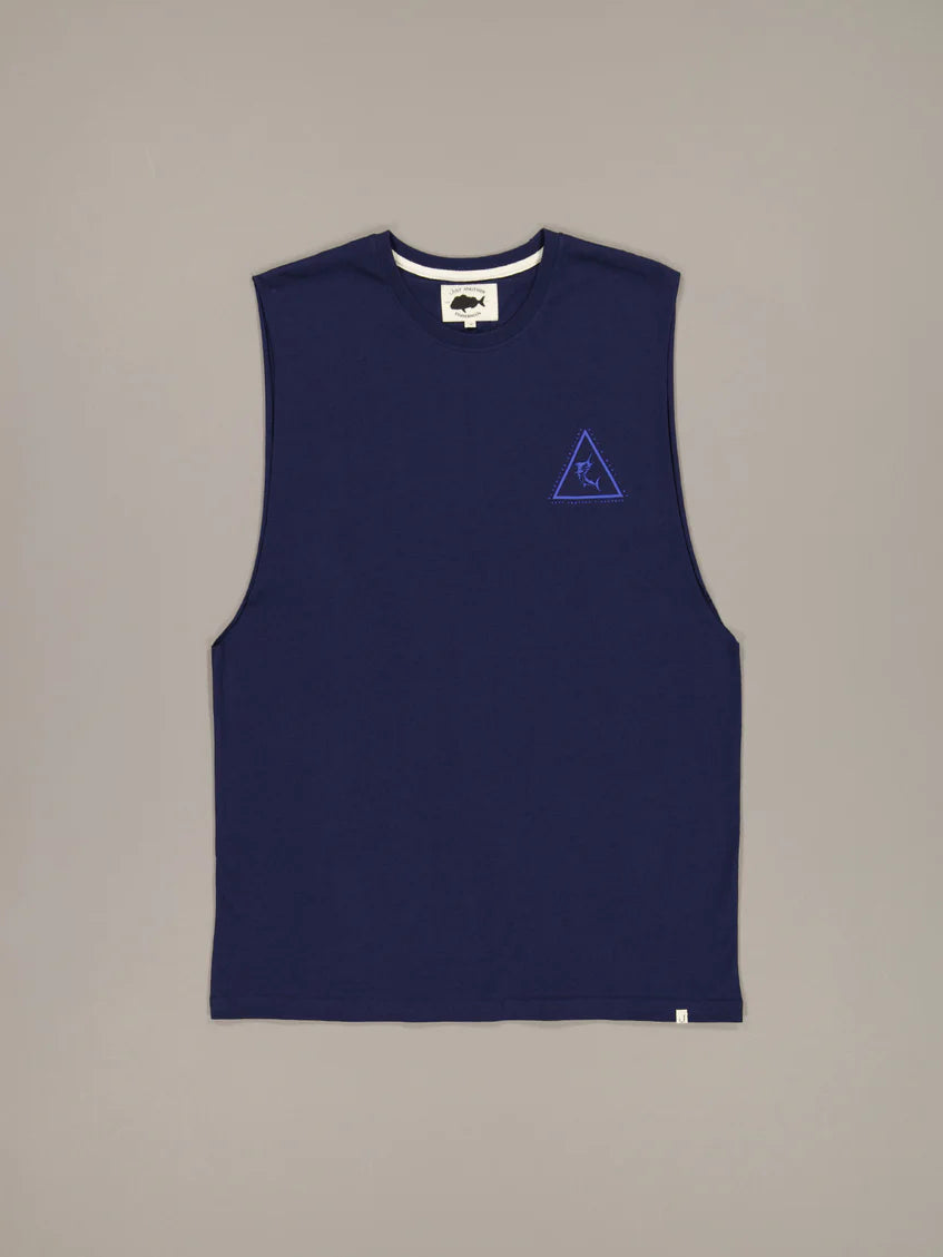 Angled Marlin Tank - Navy